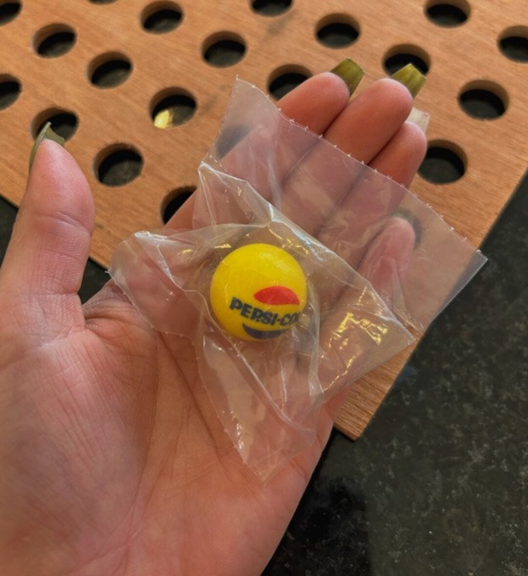 Vintage | Pepsi Cola | Yellow | Marble | 1980s - Etsy