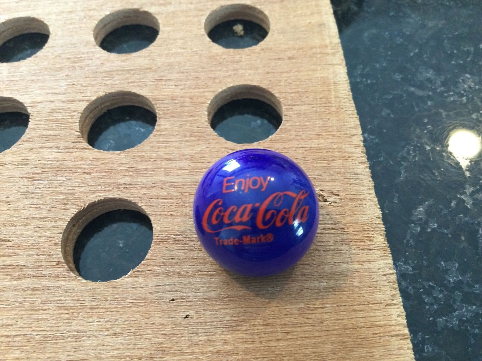 Vintage | Enjoy Coca Cola | Red & Blue | Marble | 1980s - Etsy