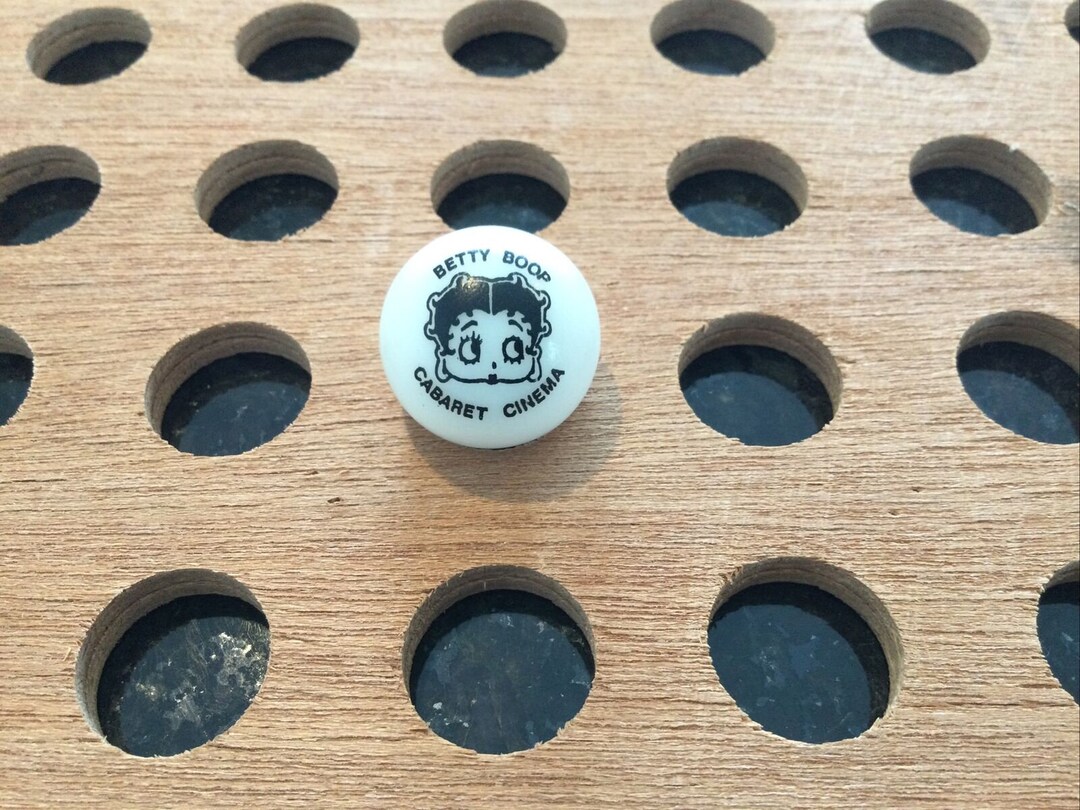 Vintage | Betty Boop Cabaret Cinema | White Marble | 1970 - Etsy