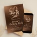 Editable Shades of Brown Birthday Invitation, Printable All Brown ...