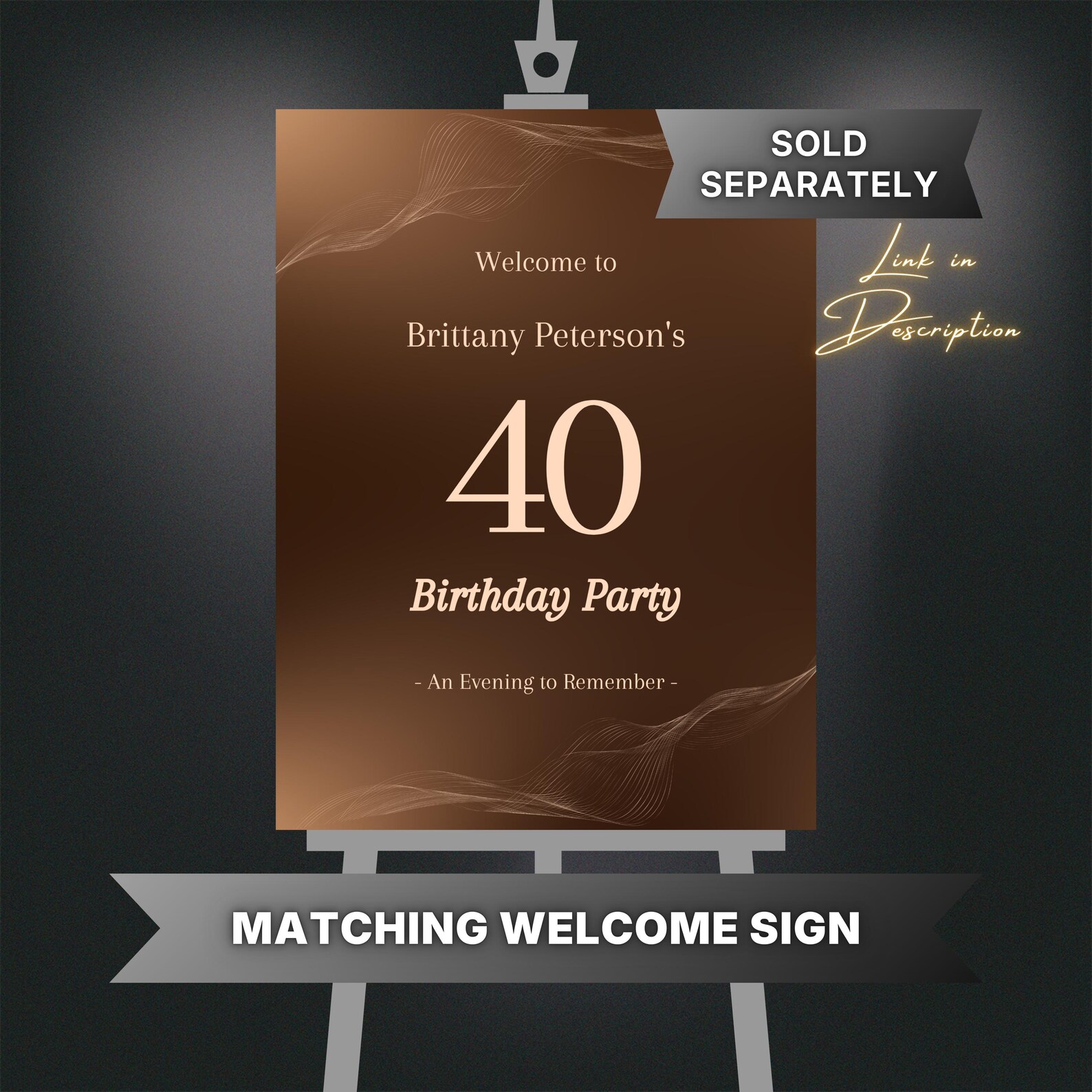 Editable Shades of Brown Birthday Invitation, Printable All Brown ...
