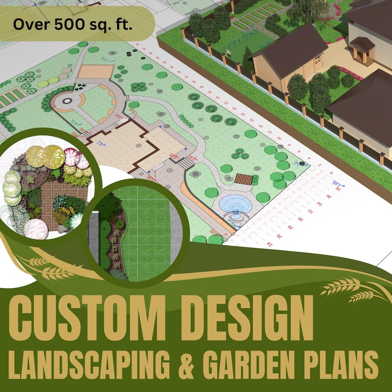 Garden Front Yard Plans - Etsy