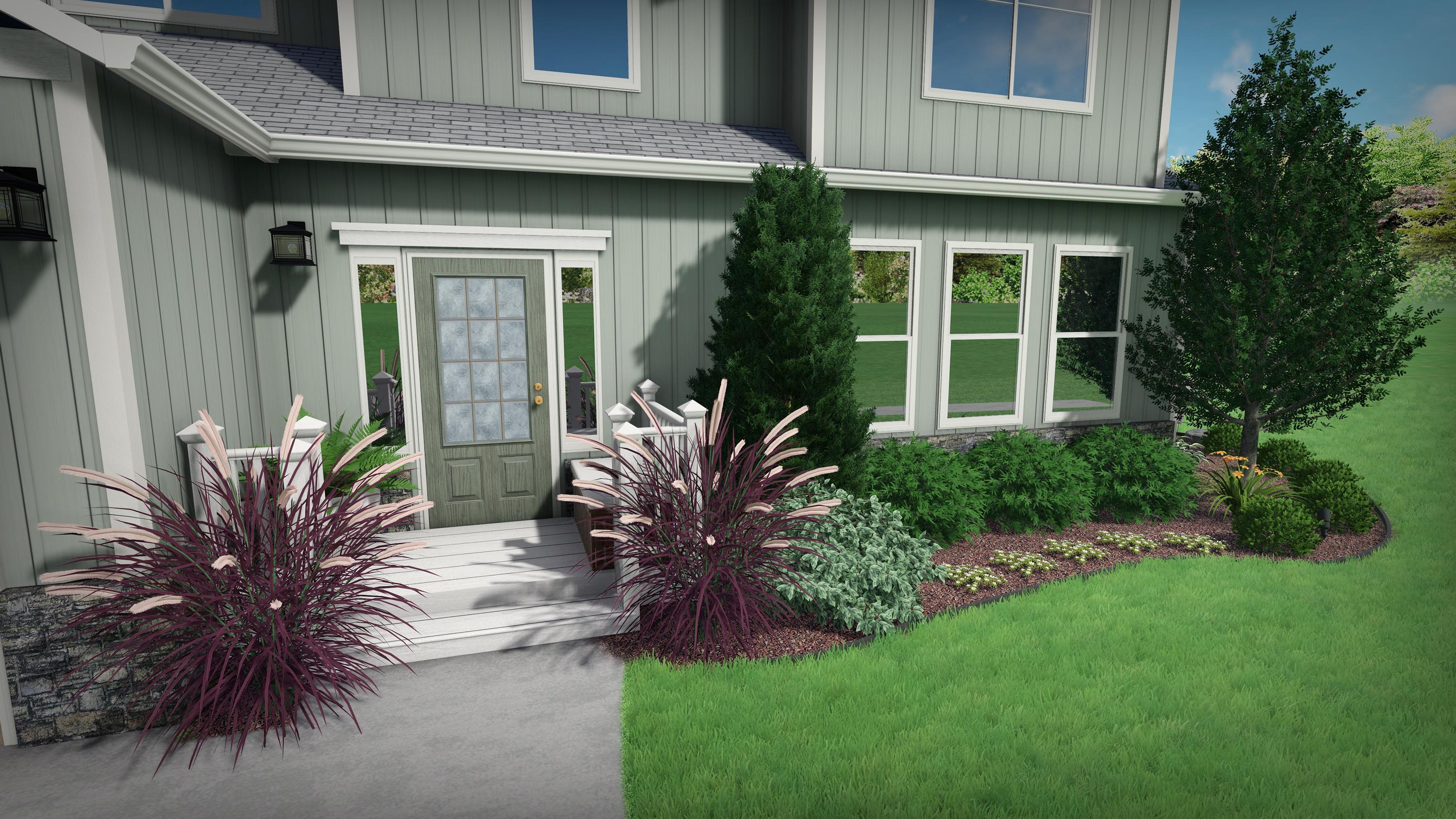 Classic Curb Appeal Garden Plan: Low-maintenance Evergreens (zones 5-9 ...