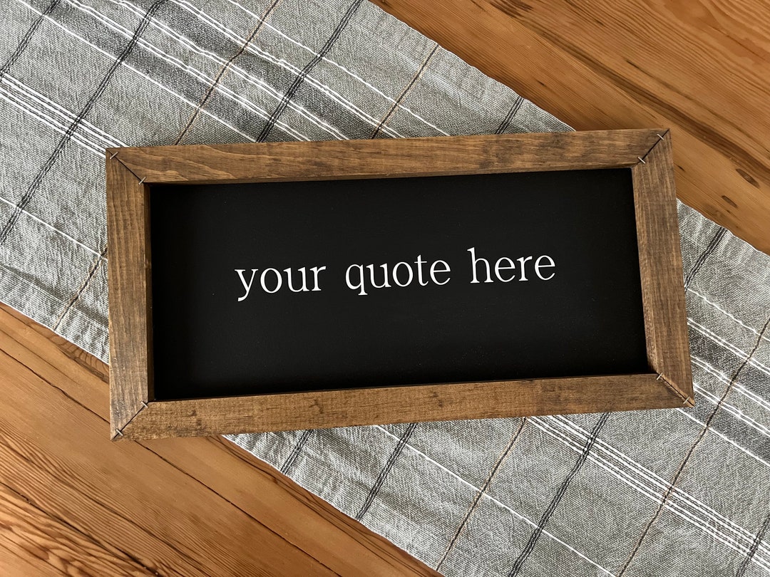 24 X 12-inch Custom Rectangle Wooden Sign. the Hardware to Hang Your ...