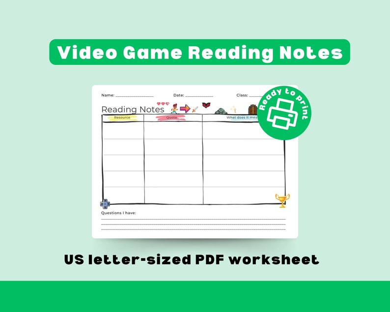 Reading Worksheet for Special Education High School Students, Video ...
