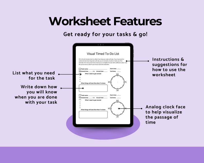ADHD Task Priority Matrix: Printable Worksheet for Executive Function ...