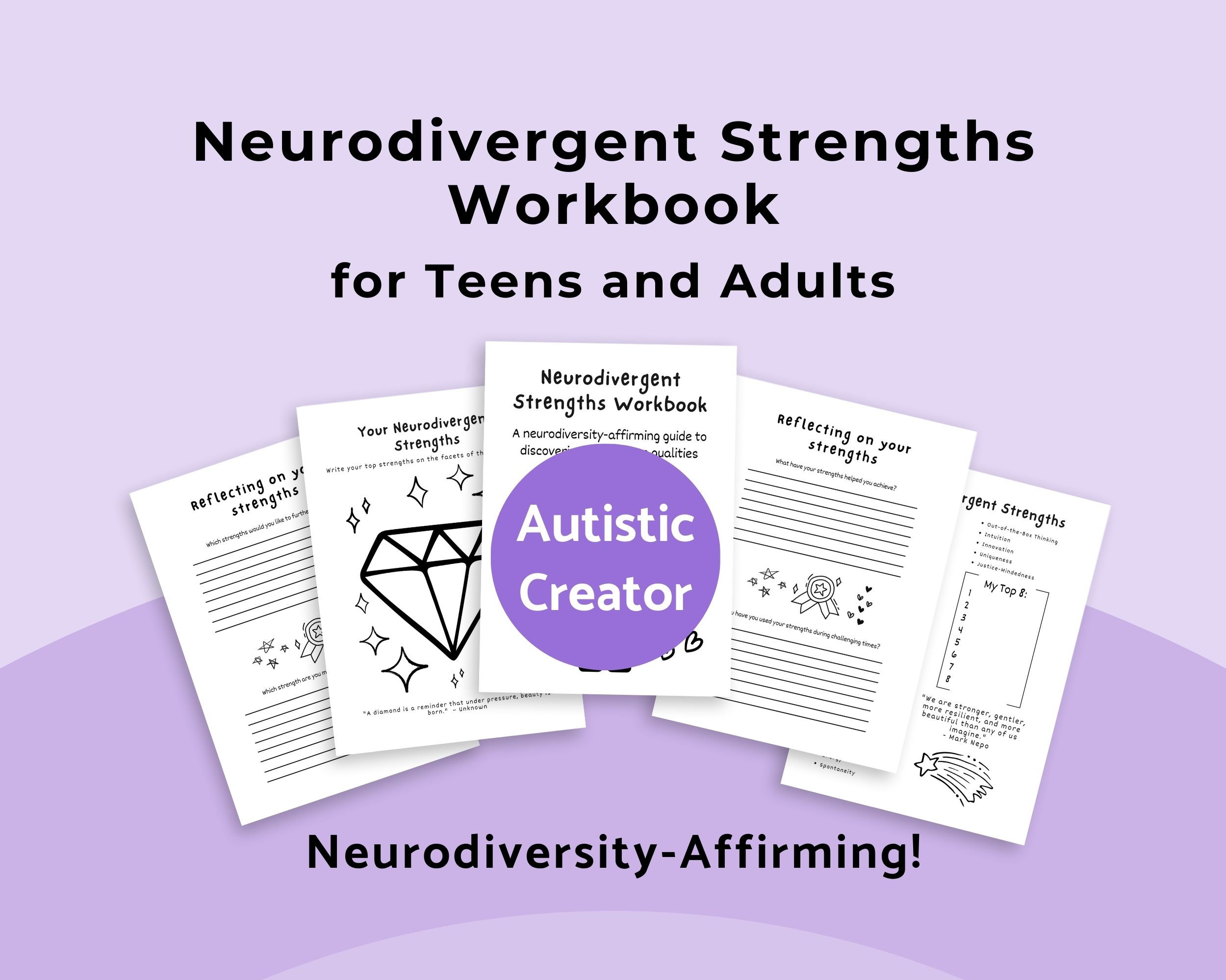 Neurodiversity-affirming Strengths Workbook for Autistic And/or ADHD ...