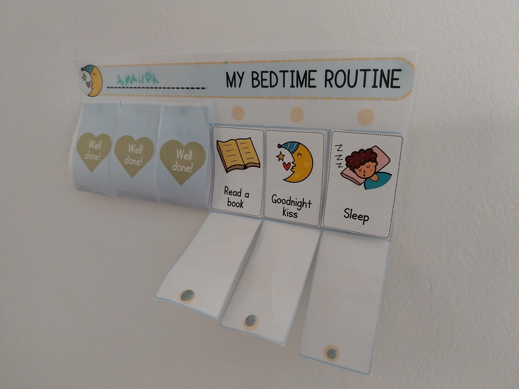 Bundle Kids Daily Routine Charts,routine Flip Chart,interactive Chore ...