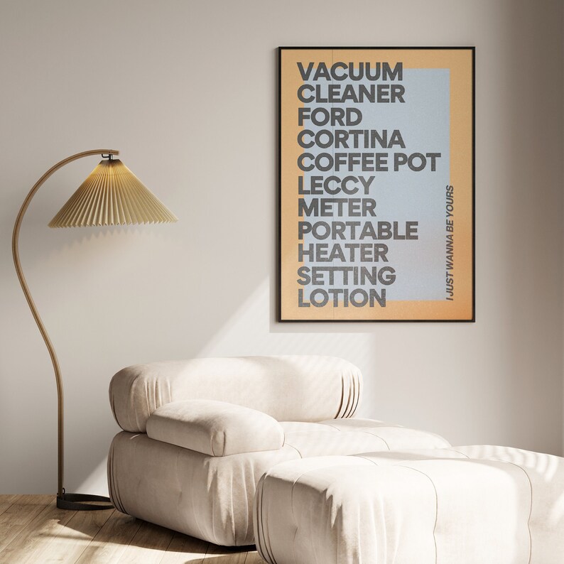 I Wanna Be Yours Arctic Monkeys Poster Indie Music Print Retro Wall Art ...