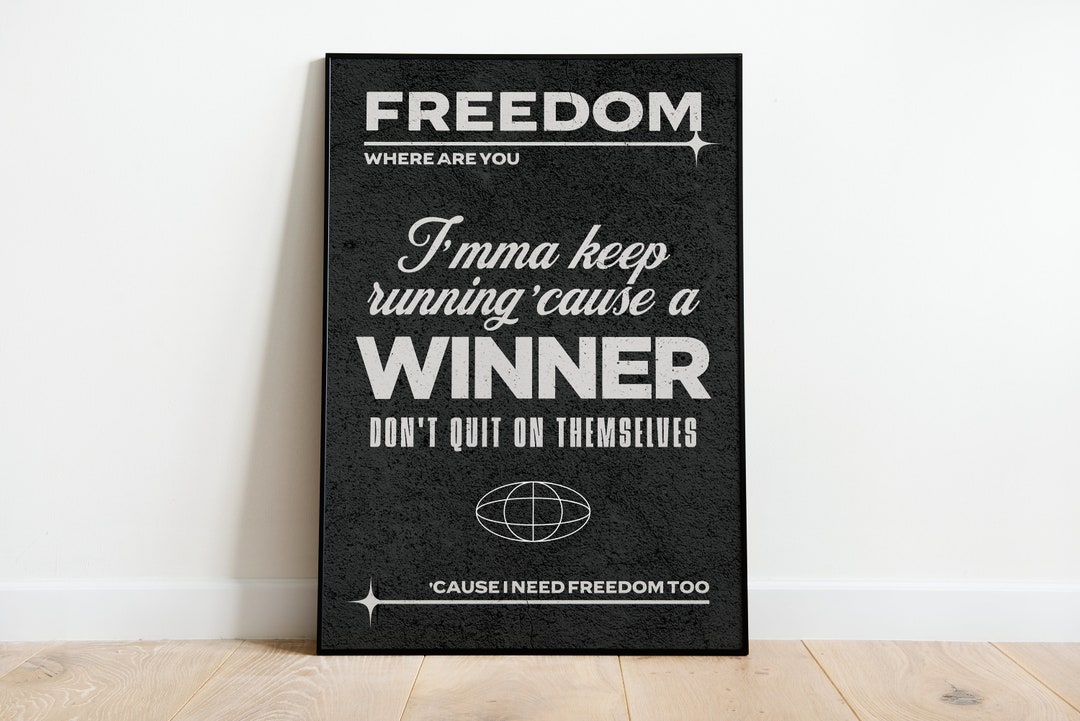 Freedom Poster Beyonce Print Lemonade 90s Grunge Room Decor Trendy Wall ...