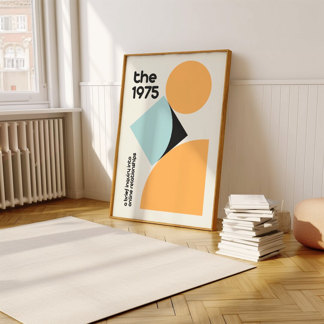 The 1975 Print Retro Poster A Brief Inquiry Into Online Relationships ...