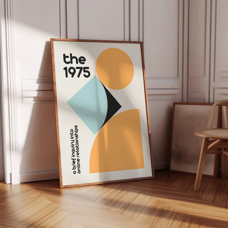 The 1975 Print Retro Poster A Brief Inquiry Into Online Relationships ...