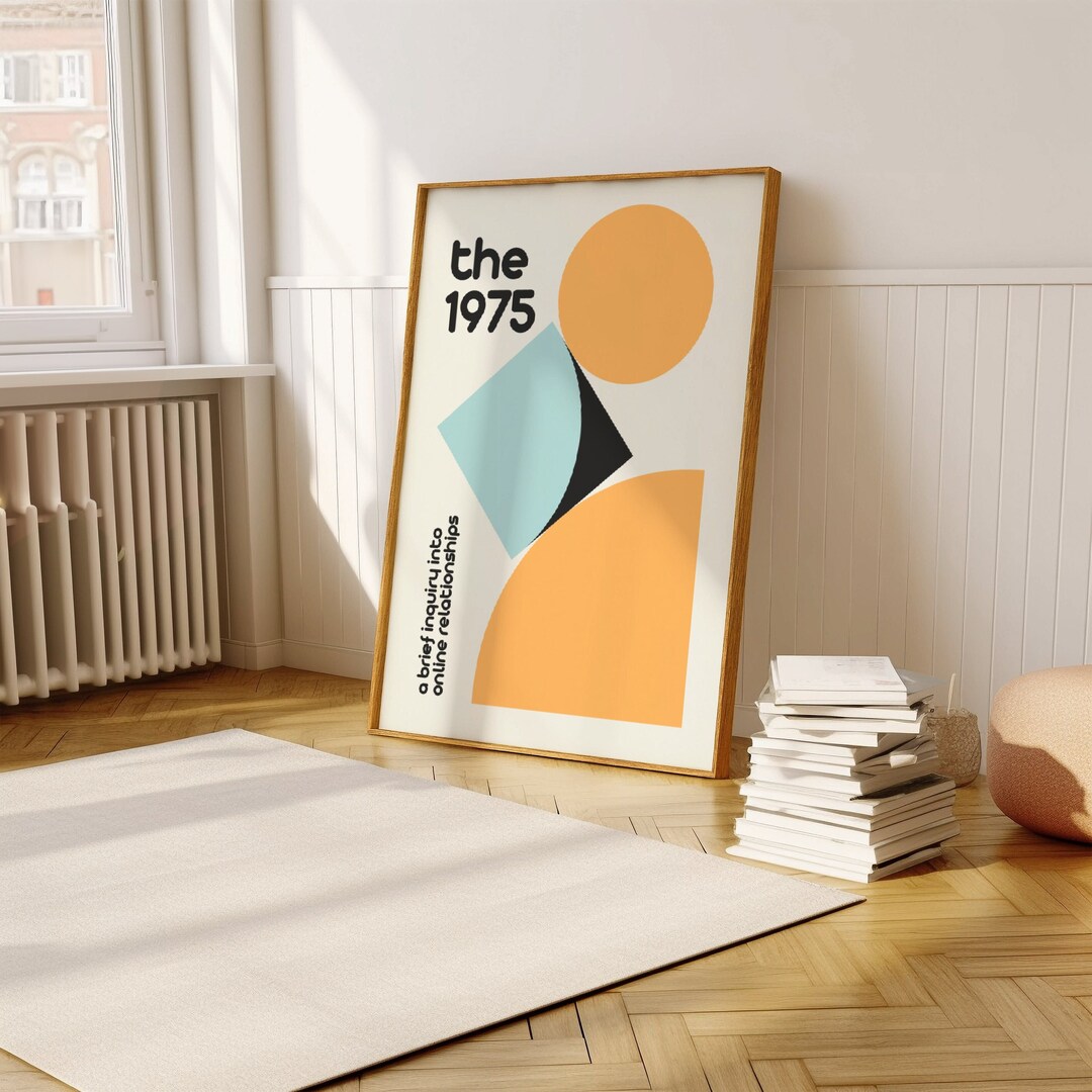 The 1975 Print Retro Poster A Brief Inquiry Into Online Relationships ...