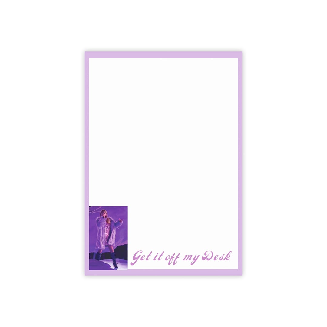 Taylor Swift Inspired get It off My Desk Post-it® Note Pads Midnights ...