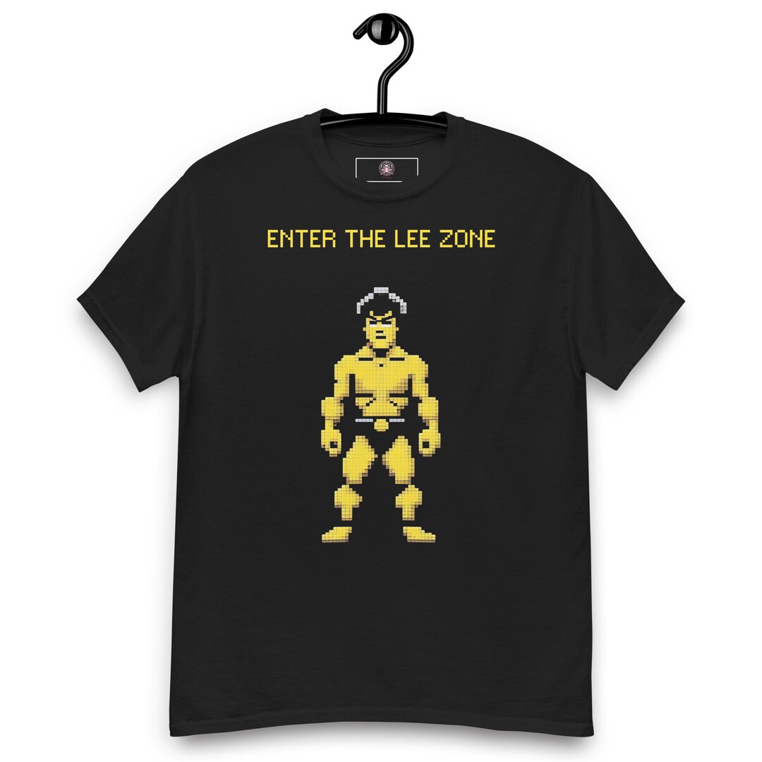 Pixel Art Bruce Lee Men's Classic Tee by Pink Froggy - Etsy