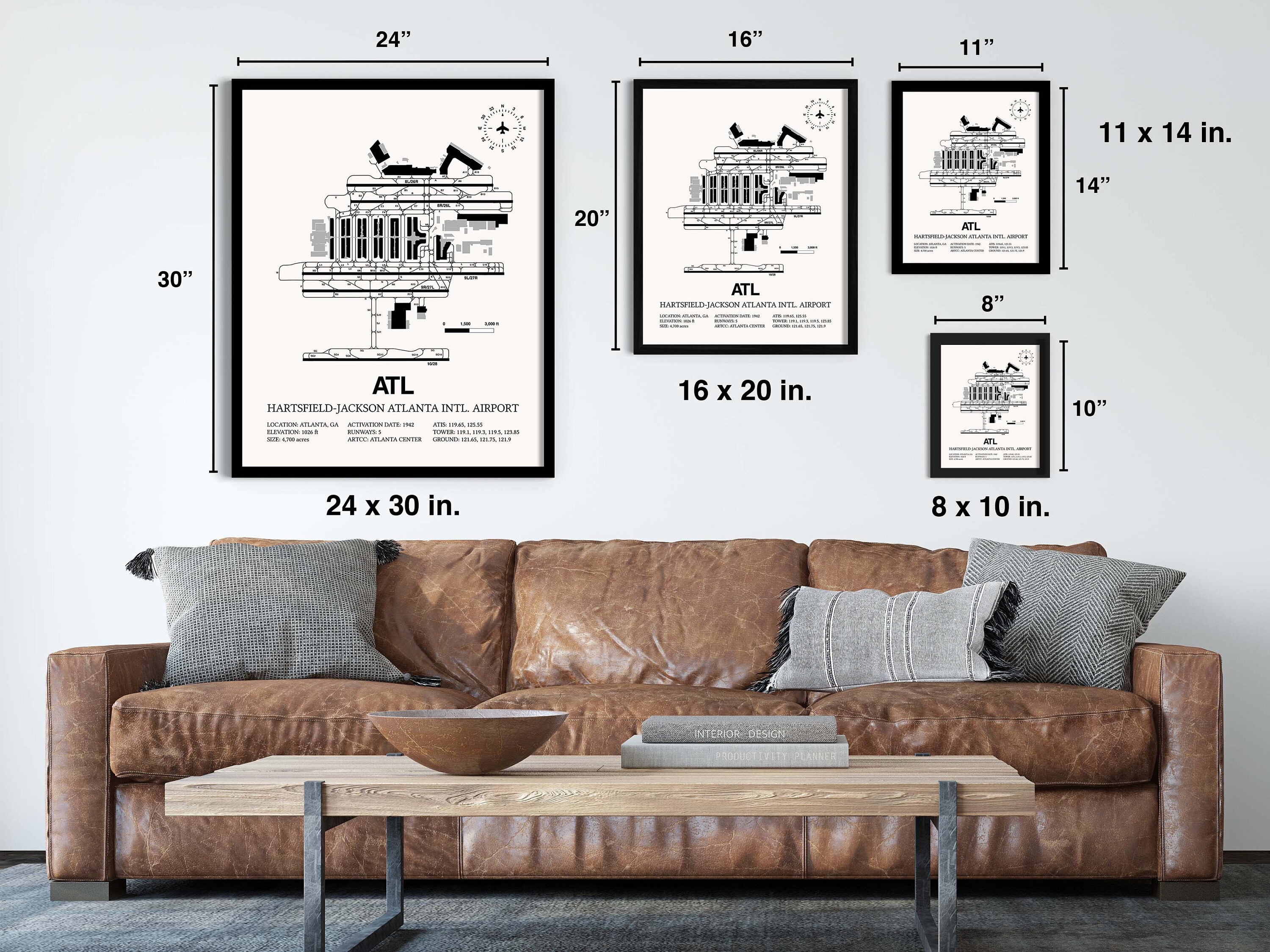 ATL Airport Map, Hartsfield-jackson Atlanta International Airport ...