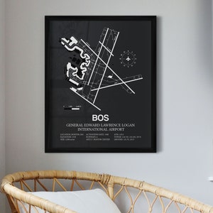 BOS Airport Map, General Edward Lawrence Logan International Airport ...