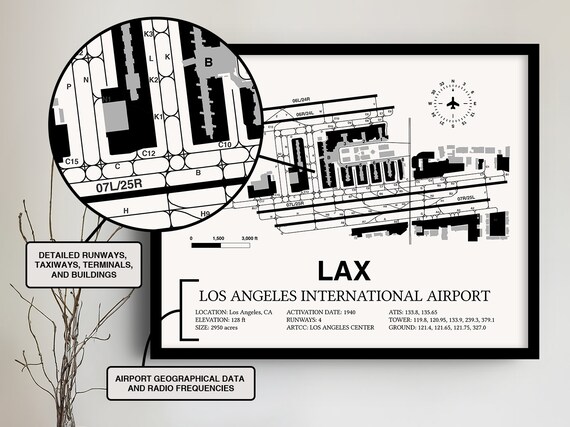Lax Airport Map How To Get Between Terminals At Los Angeles Int'l