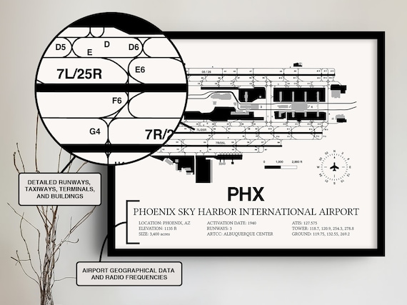 Phx Sky Harbor Terminal Map Phoenix Sky Harbor Terminal 3 Expansion