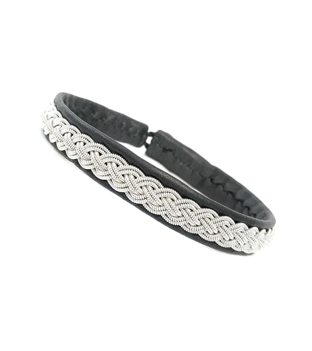 Lapland Sami Reindeer Leather Bracelet "jukkas", Traditional Handmade ...