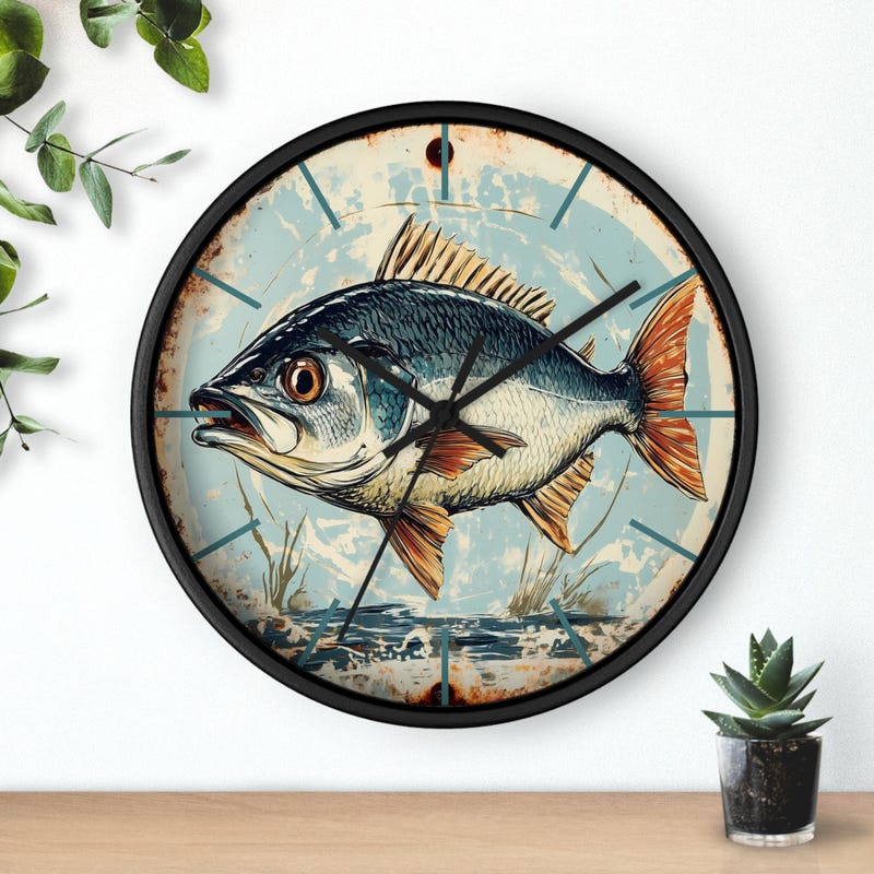 Fish Clock - Etsy
