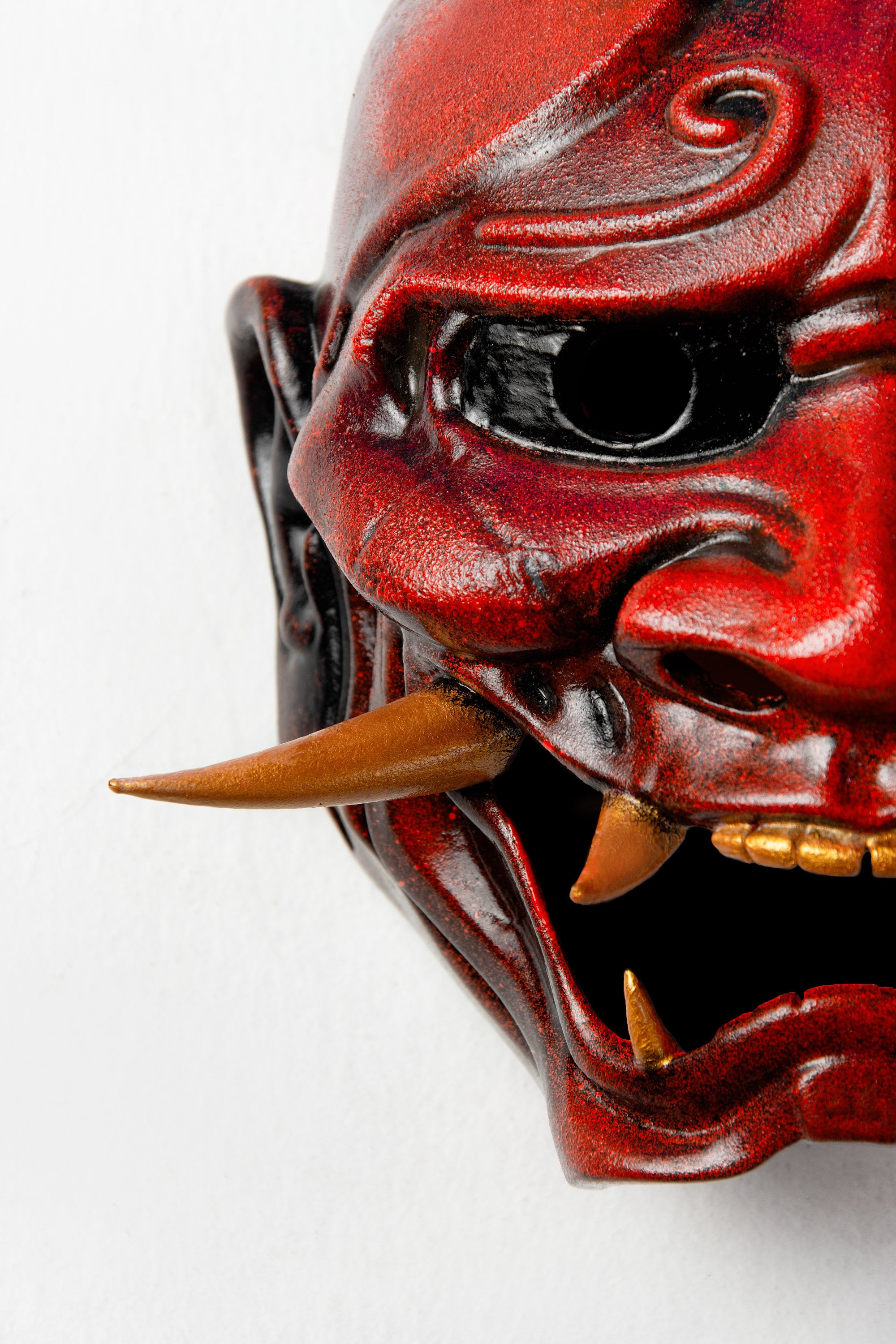 Hannya Mask, Demon Samurai, Cosplay Mask, Halloween Mask, Japanese ...