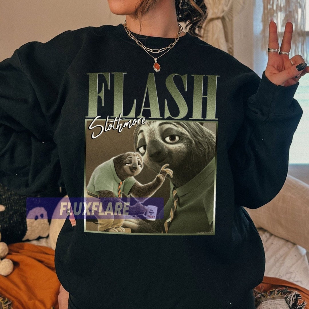 Vintage Disney Zootopia Flash Shirt, Sweatshirt, Hoodie, Disneyland ...