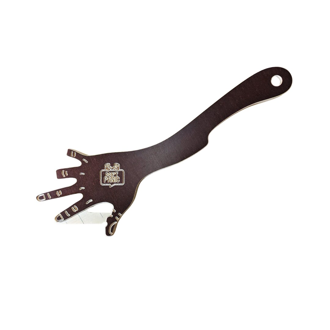 Push Stick Hand With Three Fingers Push Stick Don't Panic Men's Gift ...