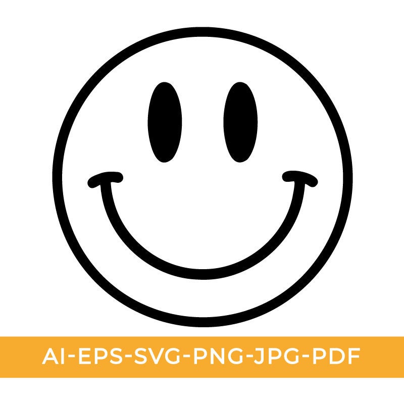 Smiley Face Svg / Smiley Svg / Happy Face Svg / Emoji Svg / Svg Files ...