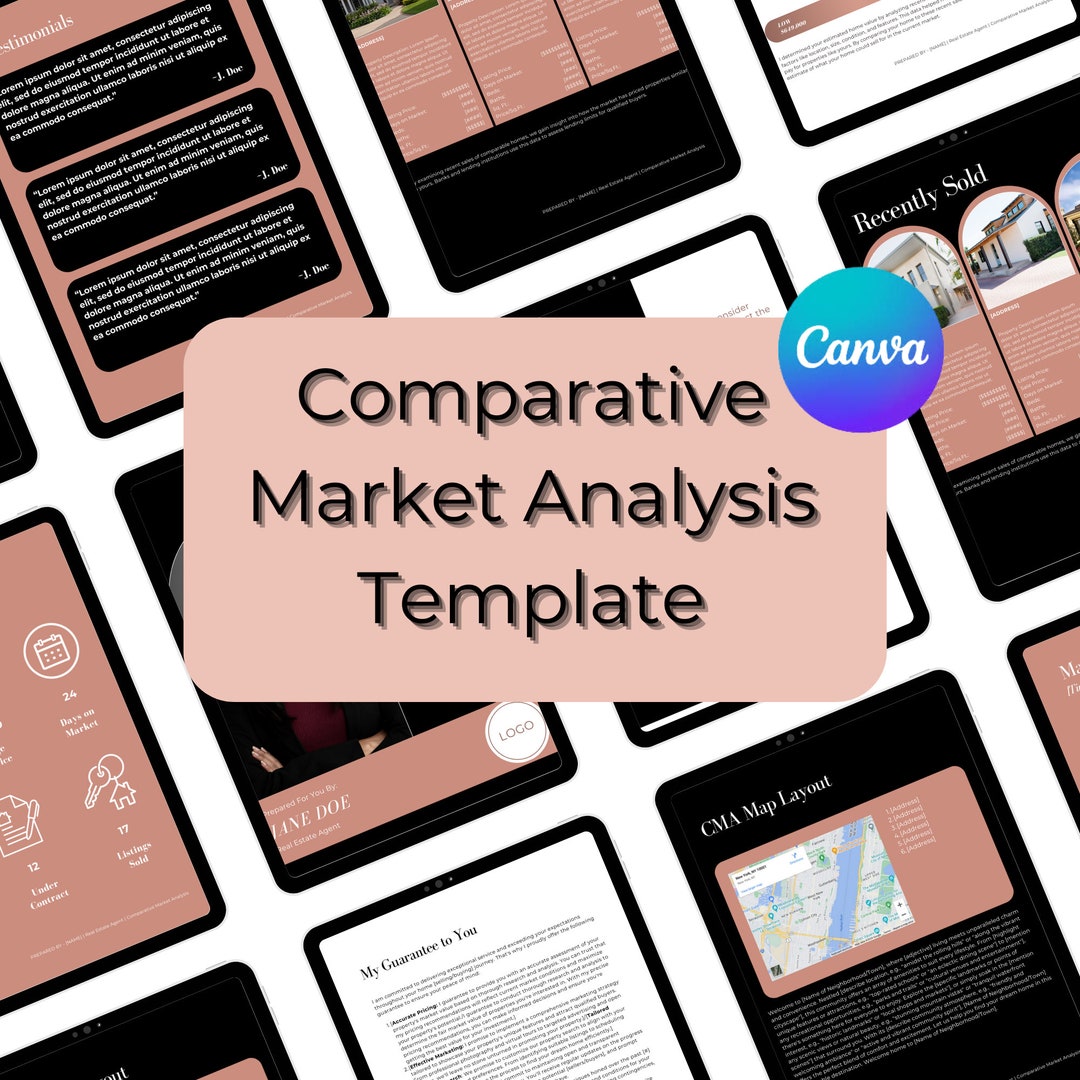 CMA Canva Designs | CMA Realtor | Comparative Market Analysis | Real ...