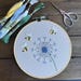Dandelion Embroidery Kit, DIY Embroidery Kit, Bee Embroidery Kit ...