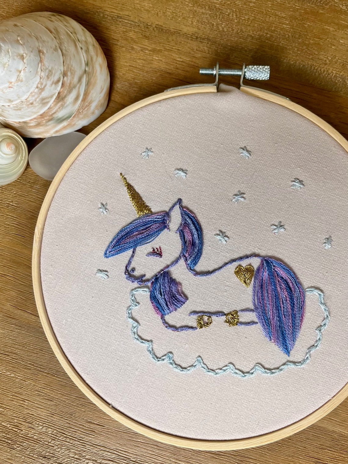 Magical Unicorn Embroidery Pattern, DIY Embroidery, Unicorn Craft ...