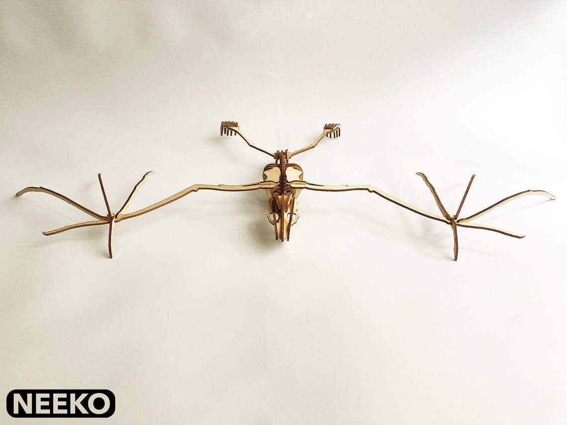 Bat Skeleton .dxf Digital File Template for Laser Cutting. - Etsy