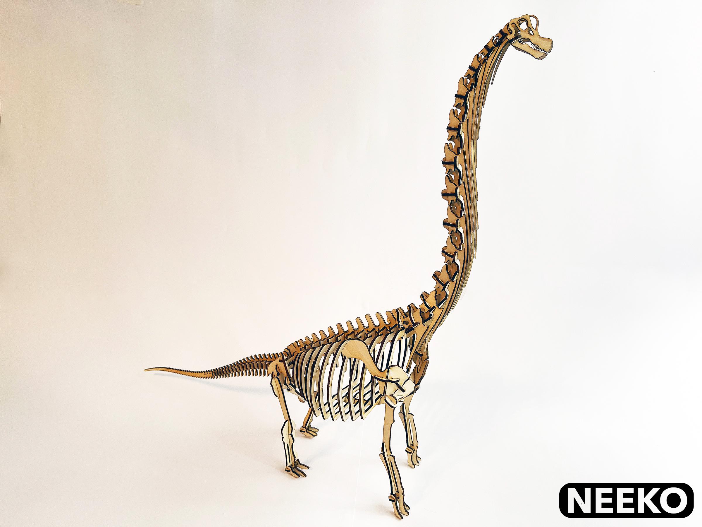 Brachiosaurus Skeleton .dxf Digital File Template for Laser Cutting. - Etsy