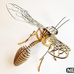 Mud Wasp .dxf Digital File Template for Laser Cutting. - Etsy