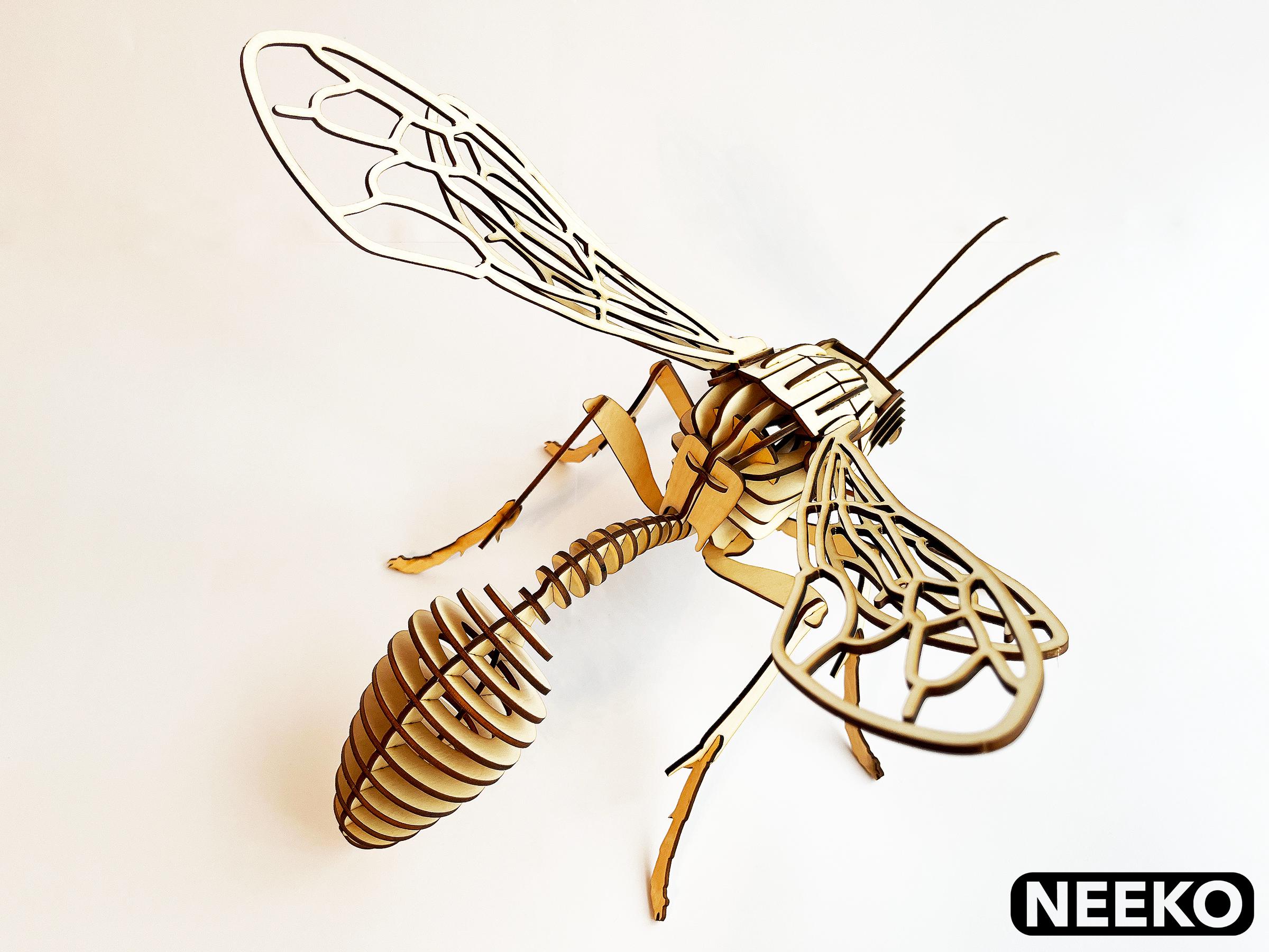 Mud Wasp .dxf Digital File Template for Laser Cutting. - Etsy