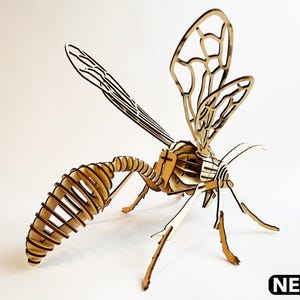 Mud Wasp .dxf Digital File Template for Laser Cutting. - Etsy
