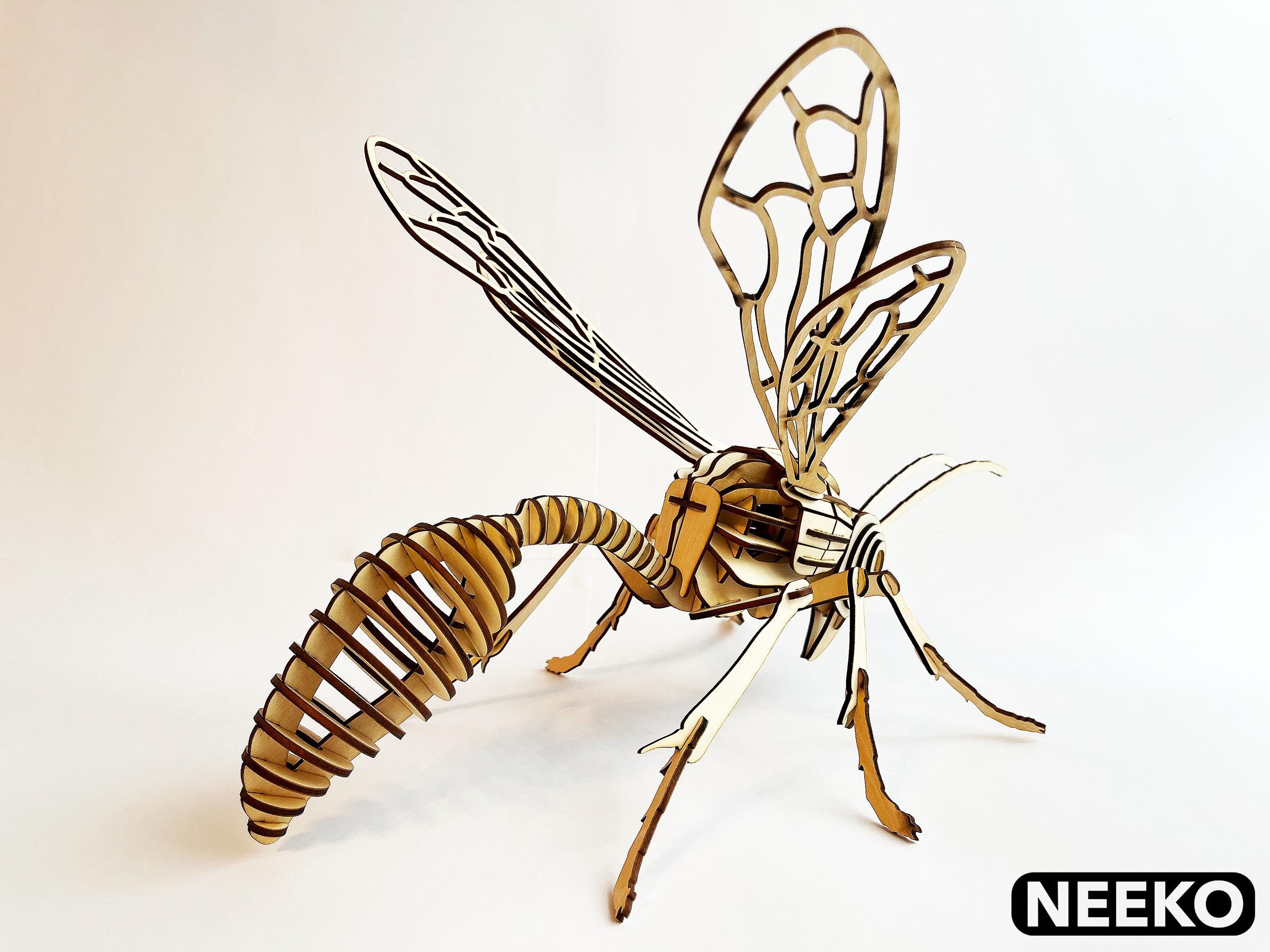 Mud Wasp .dxf Digital File Template for Laser Cutting. - Etsy