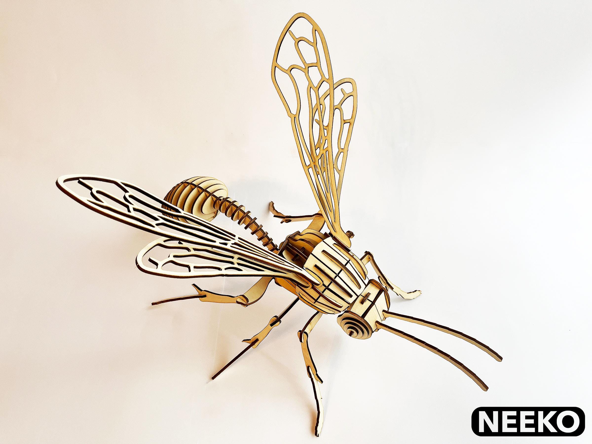 Mud Wasp .dxf Digital File Template for Laser Cutting. - Etsy