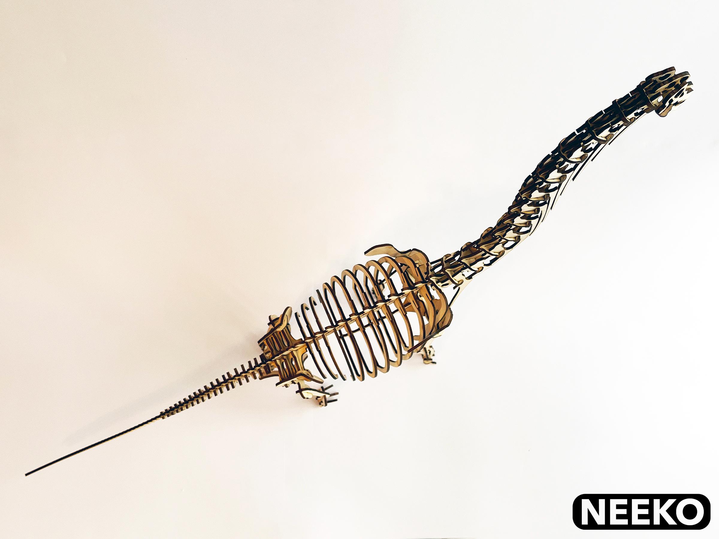 Brachiosaurus Skeleton .dxf Digital File Template for Laser Cutting. - Etsy