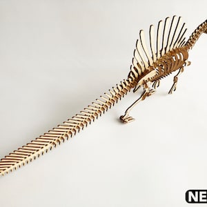 Spinosaurus Skeleton .dxf Digital File Template for Laser Cutting. - Etsy