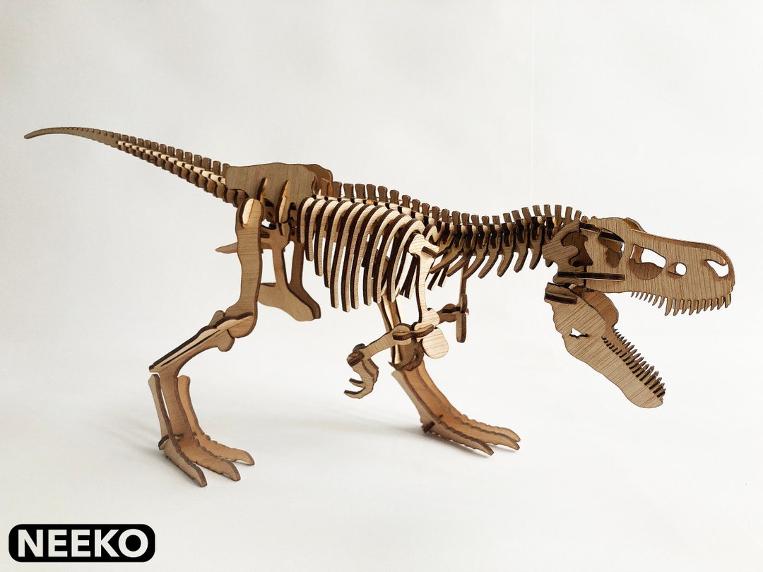 Tyrannosaurus Skeleton .dxf Digital File Template for Laser Cutting ...
