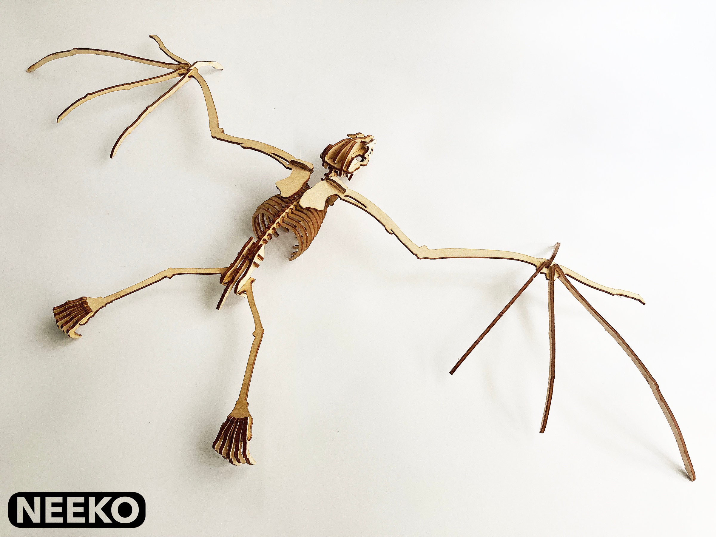 Bat Skeleton .dxf Digital File Template for Laser Cutting. - Etsy