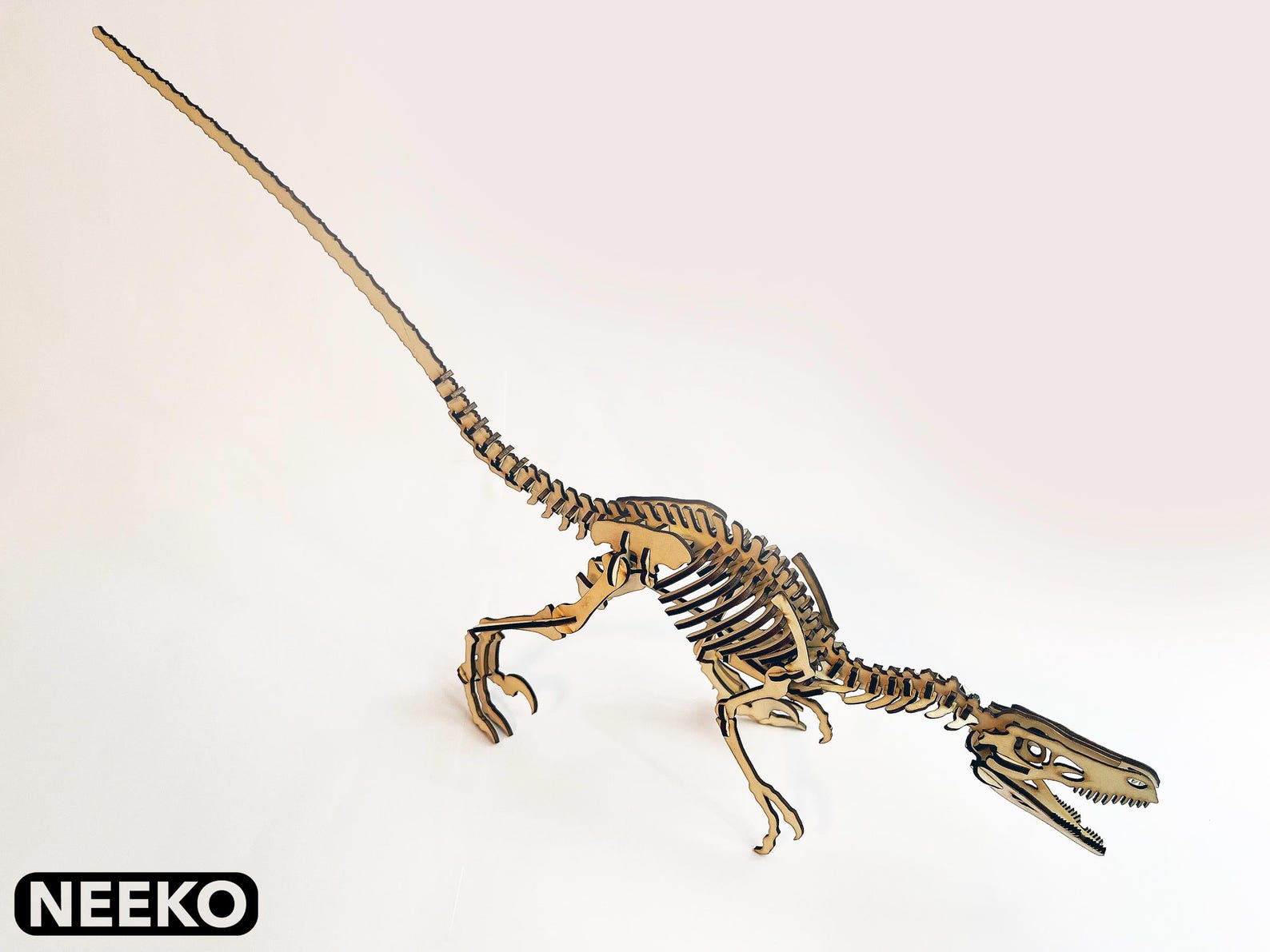 Velociraptor Skeleton .dxf Digital File Template for Laser Cutting - Etsy