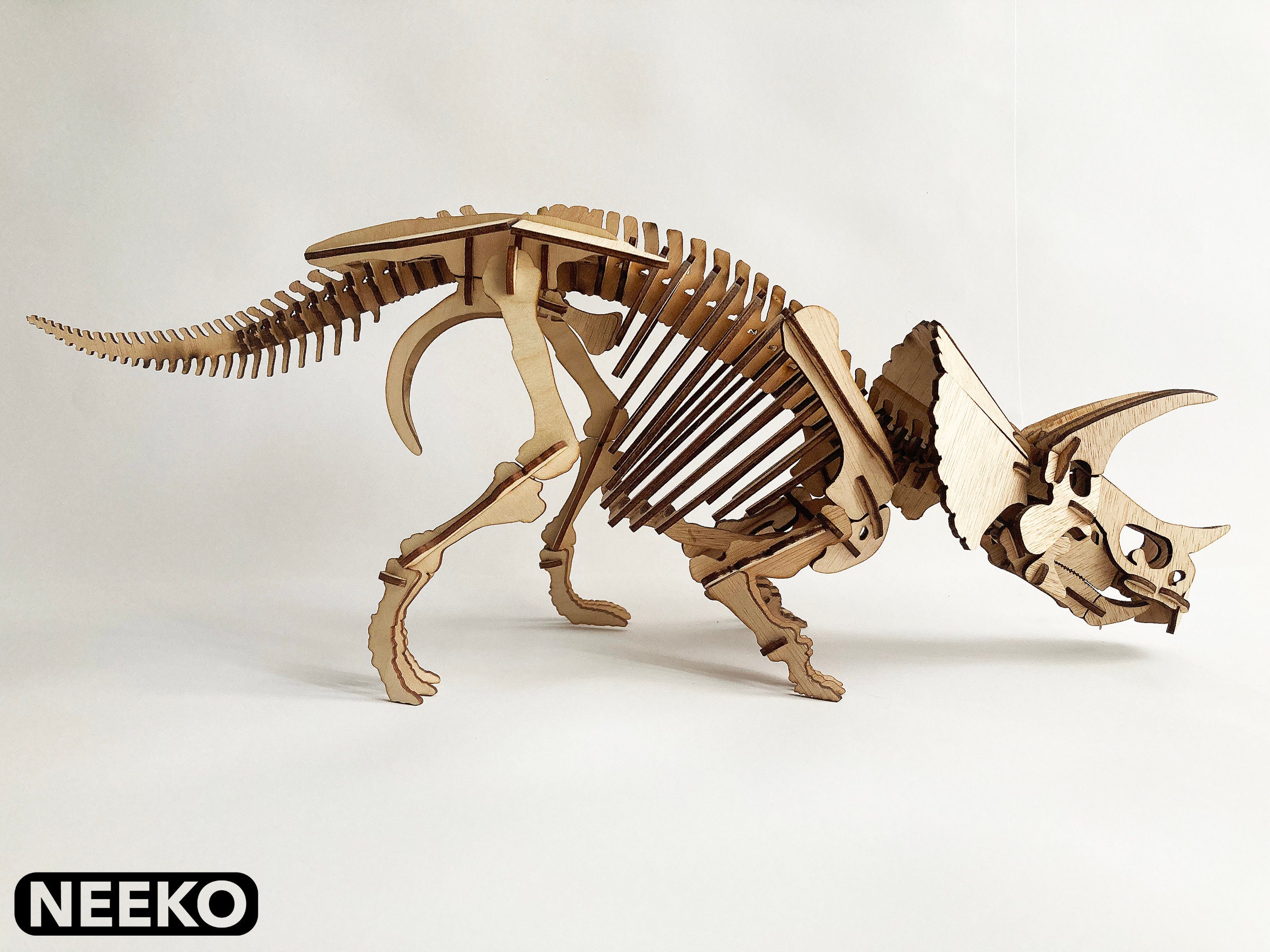 Triceratops Skeleton .dxf Digital File Template for Laser Cutting. - Etsy