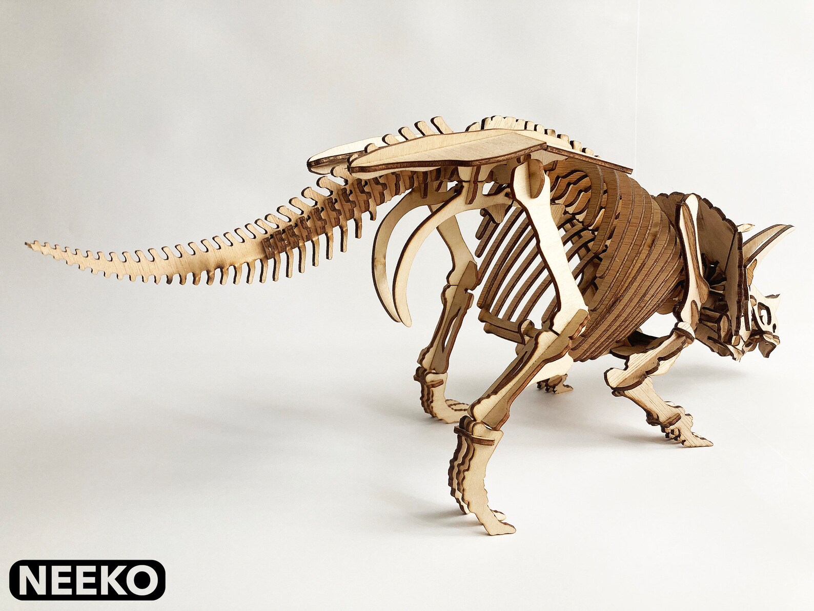 Triceratops Skeleton .dxf Digital File Template for Laser Cutting. - Etsy