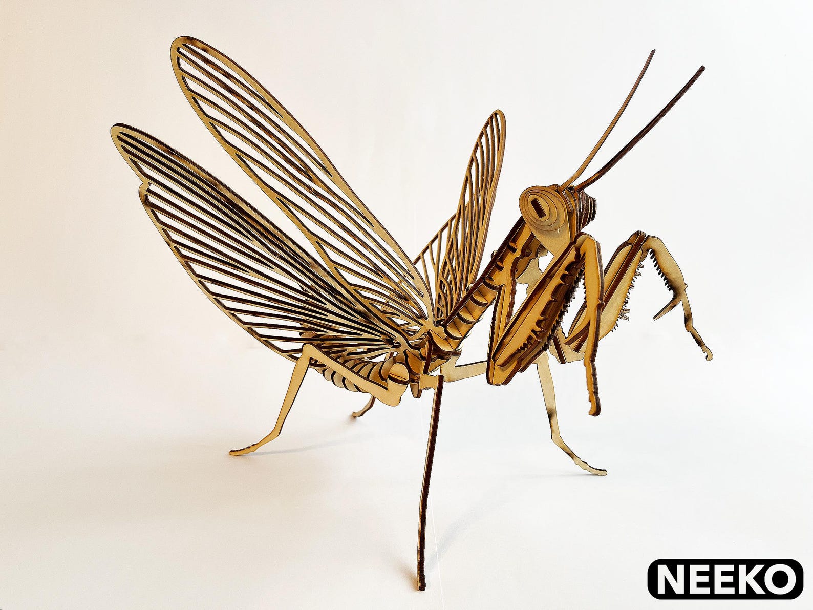 Praying Mantis .dxf Digital File Template for Laser Cutting. - Etsy