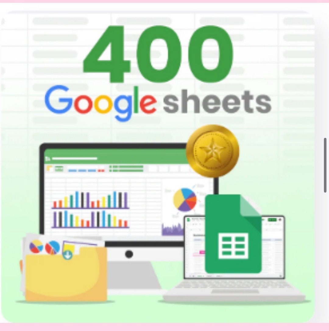 400 Google Sheets Planner Templates: Budget, Finance, Goals (digital ...