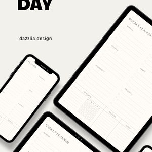 Digitalweekly Planner, Digital Planner, iPad Monthly Planner ...