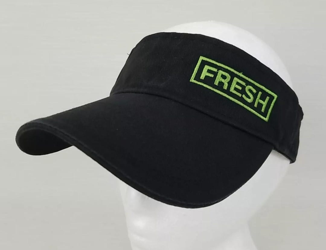 New Subway Employee Black "fresh" Visors - Etsy